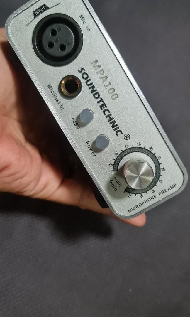 Preamp SoundTechnic MPA100, Audio, Other Audio Equipment on Carousell