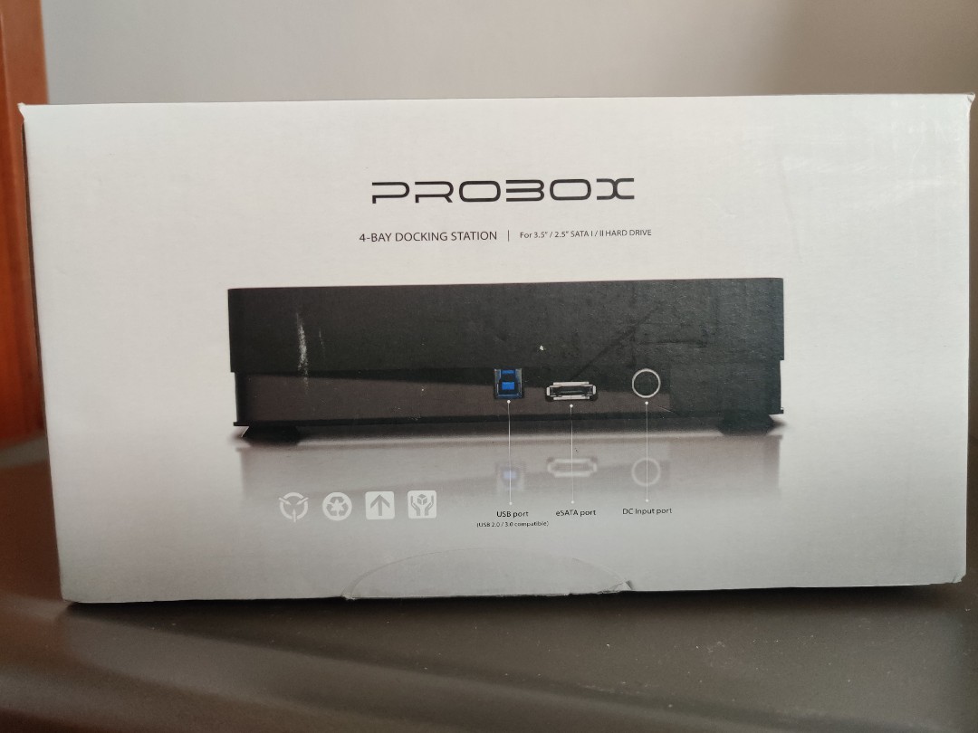 ProBox 4-Bay USB3 and eSATA 3.5"/2.5" external HDD case, Computers ...