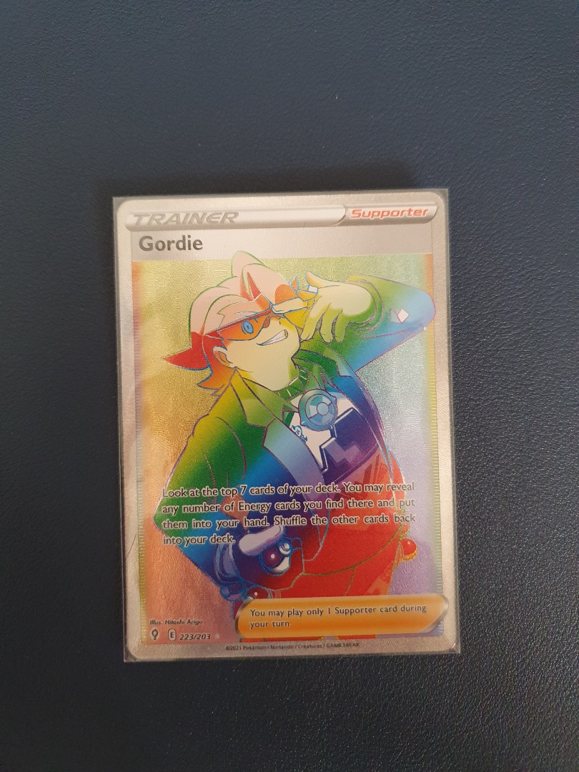 Rainbow Gordie (Pokemon Evolving skies), Hobbies & Toys, Memorabilia ...