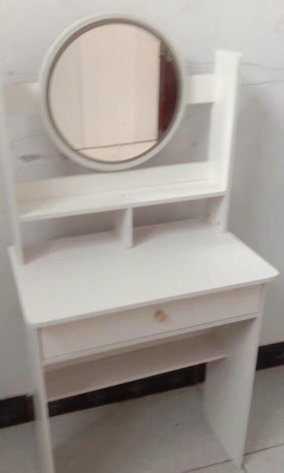 [READY STOCK] 60cm Dressing table with LED mirror & drawer, Furniture ...