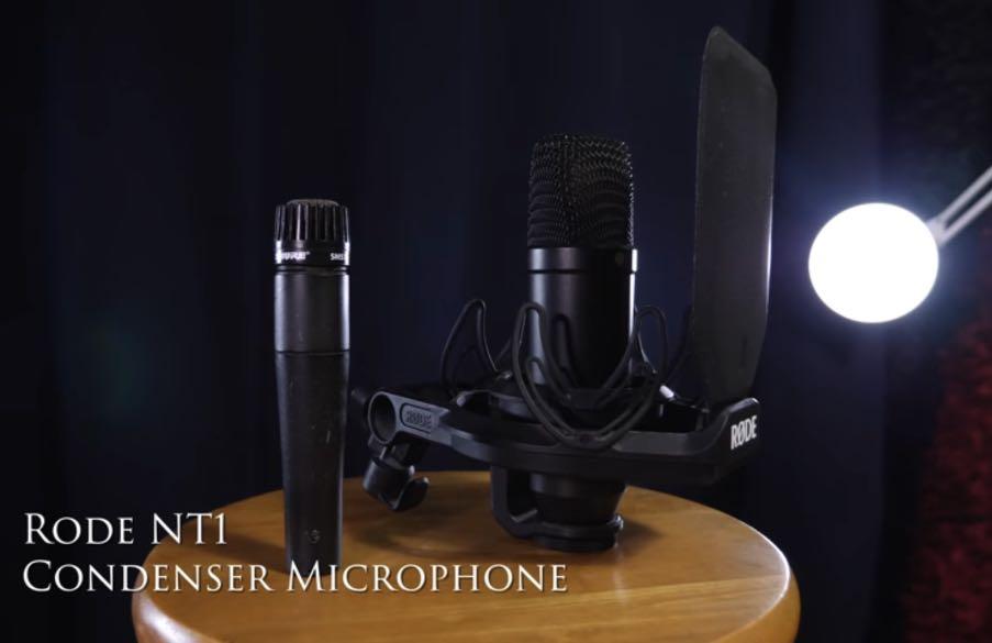 Rode NT1 + Pop Filter + Shockmount + Mic Stand, Audio, Microphones on ...