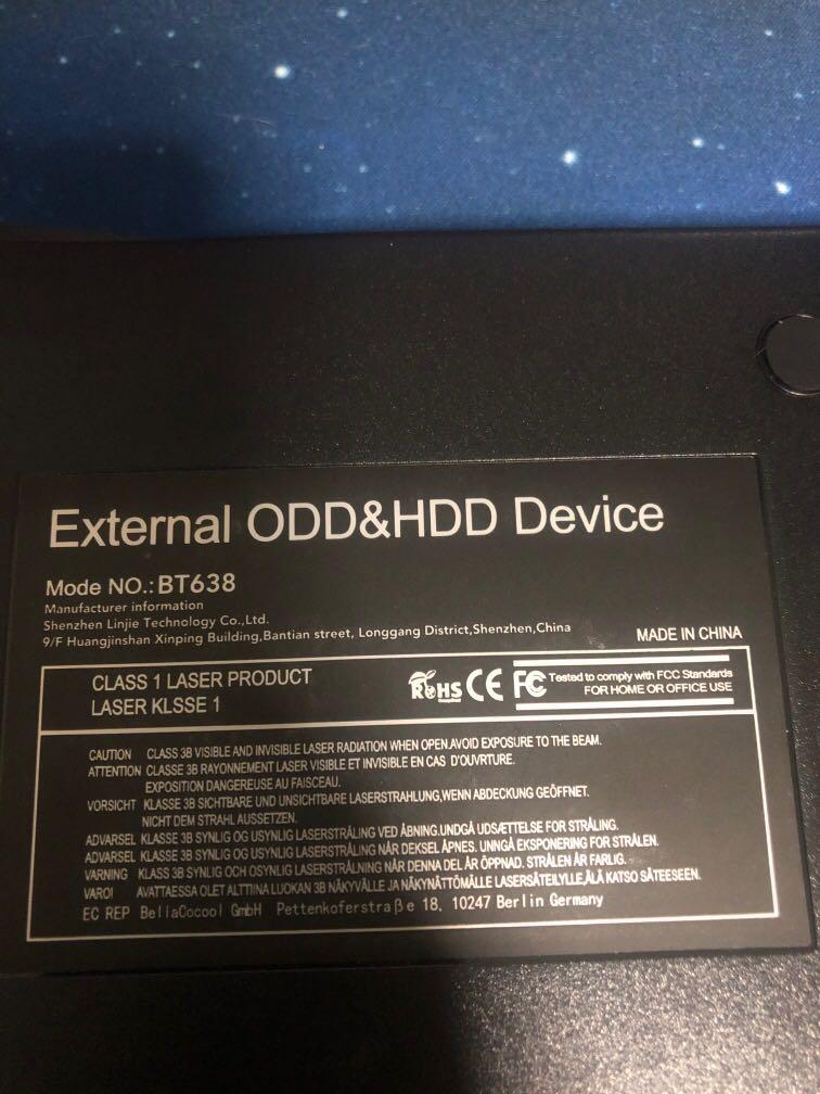 Rodzon External ODD&HDD Device BT63B, Computers & Tech, Parts ...