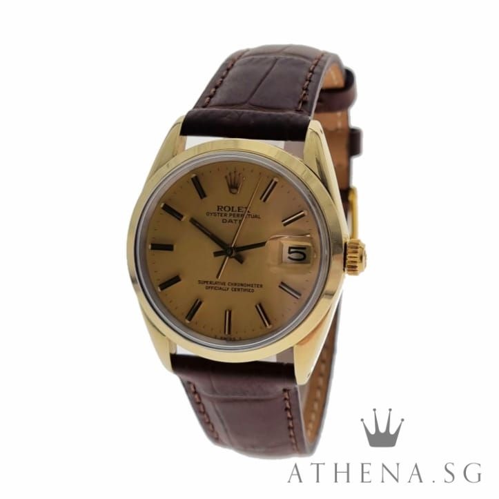 ROLEX VINTAGE 1550 WITH NEW CUSTOMISE LEATHER STRAP (WATCH ONLY ...