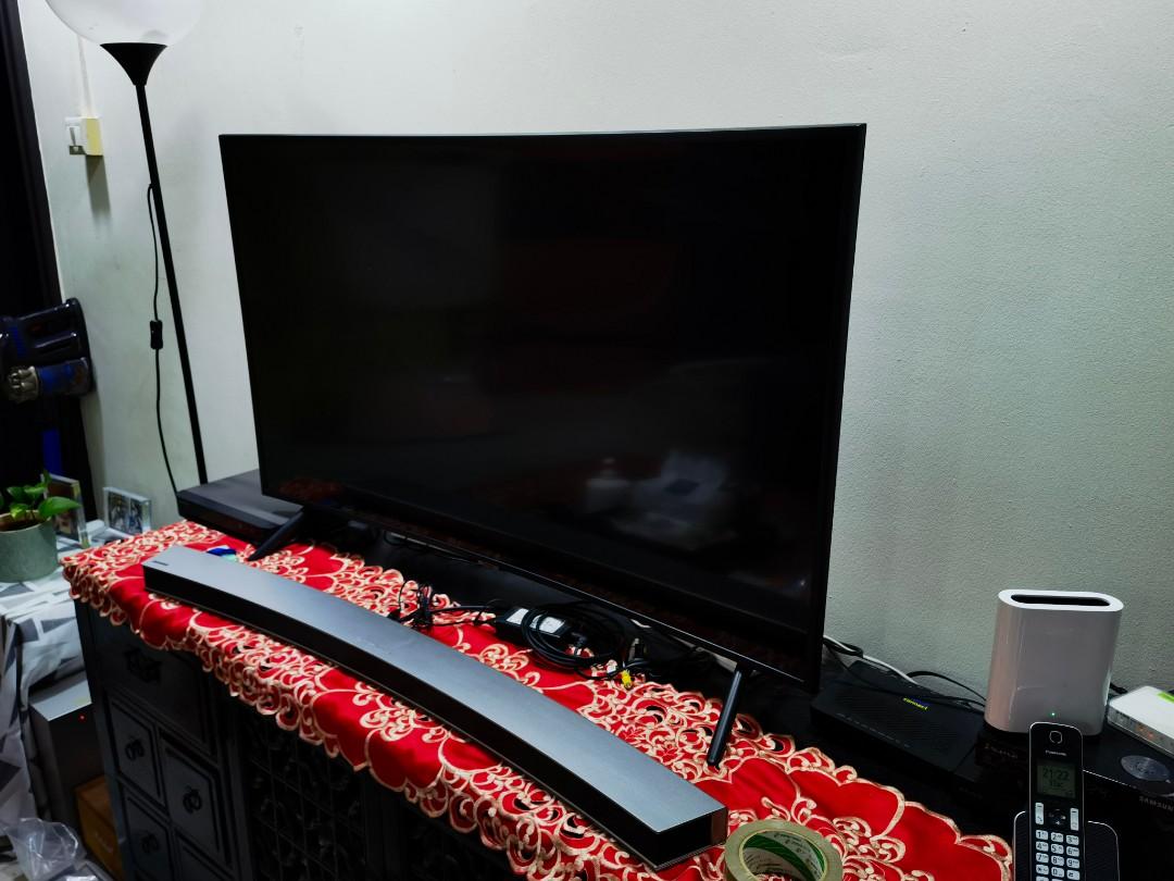 Samsung 49" Curved TV UHD 4K SMART TV, TV & Home Appliances, TV ...