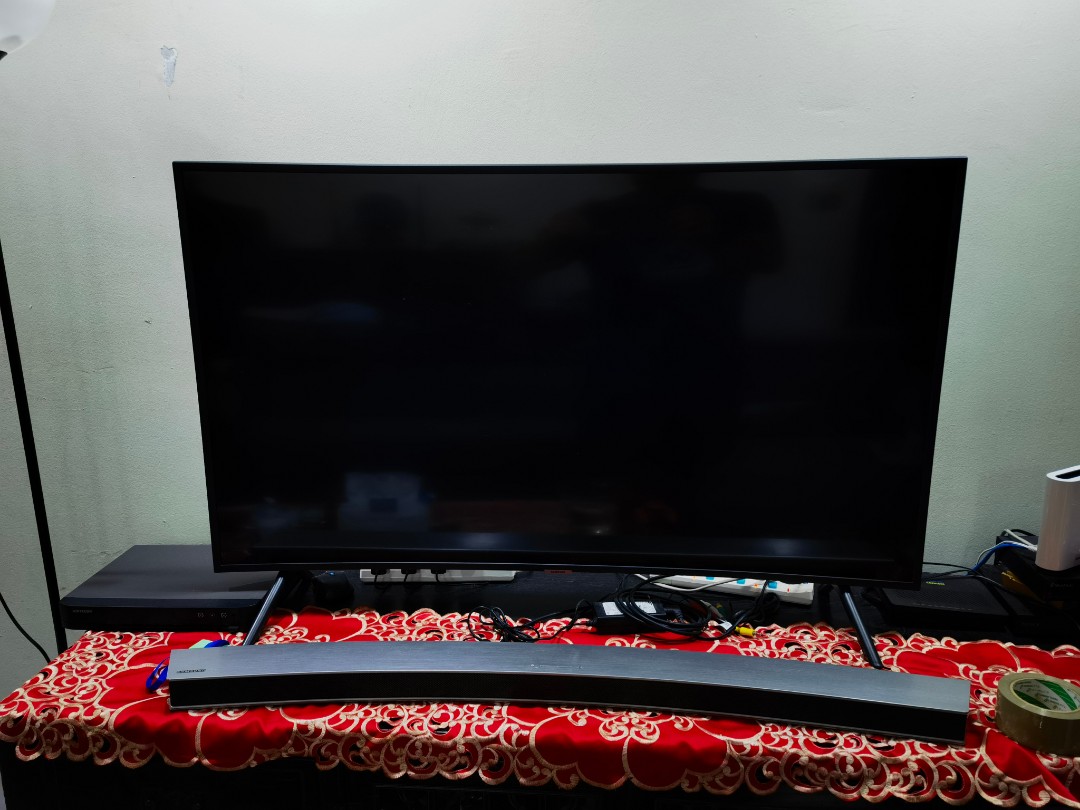 Samsung 49" Curved TV UHD 4K SMART TV, TV & Home Appliances, TV ...