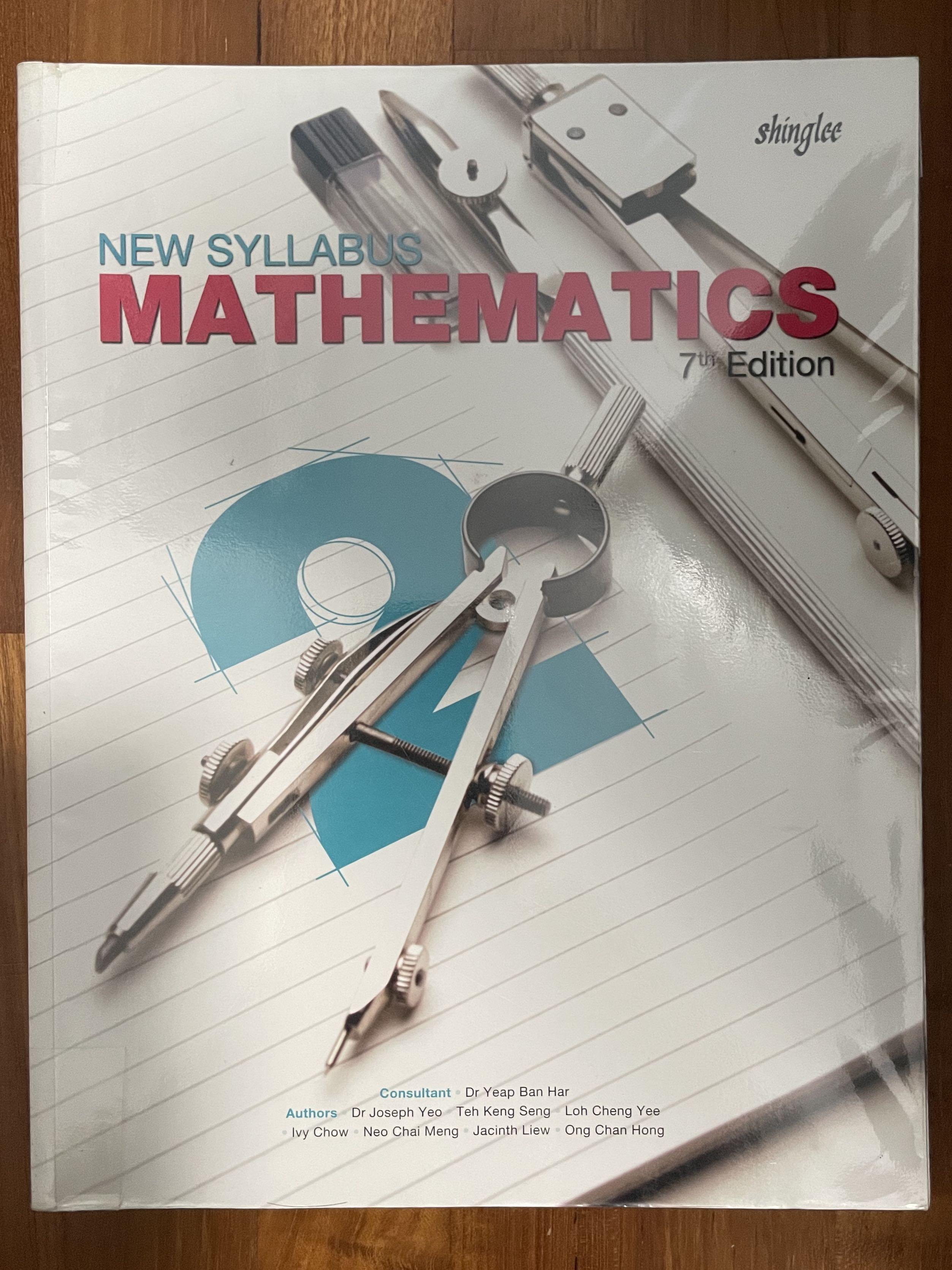 Sec 2 Math Shinglee textbook, Hobbies & Toys, Books & Magazines ...