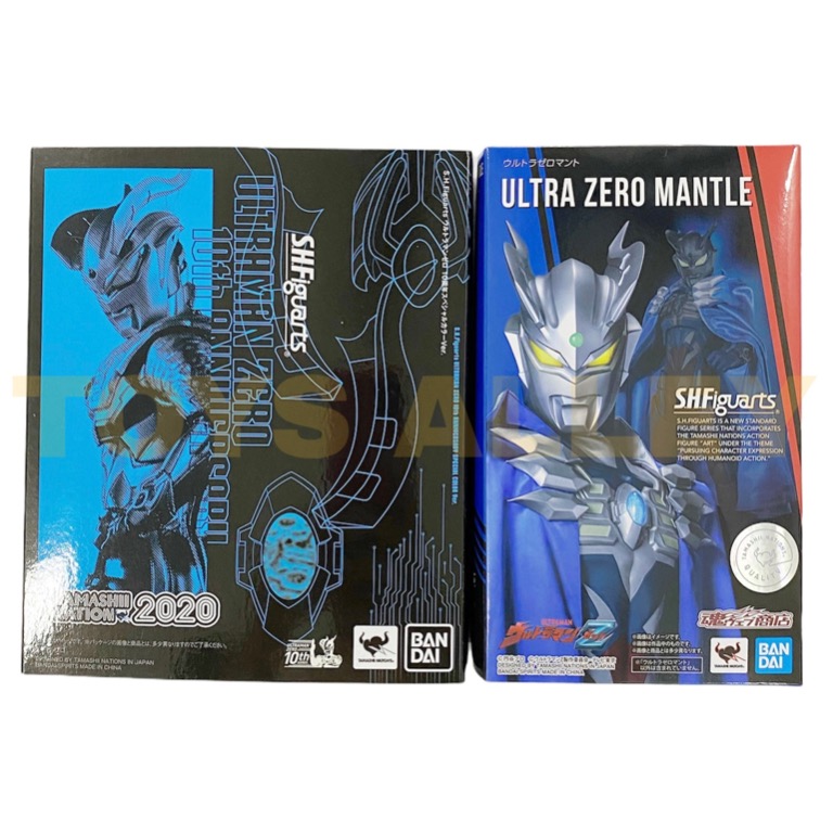 S.H.Figuarts SHF Ultrmaman Zero 10th Anniversary Ver. & Ultra Zero ...