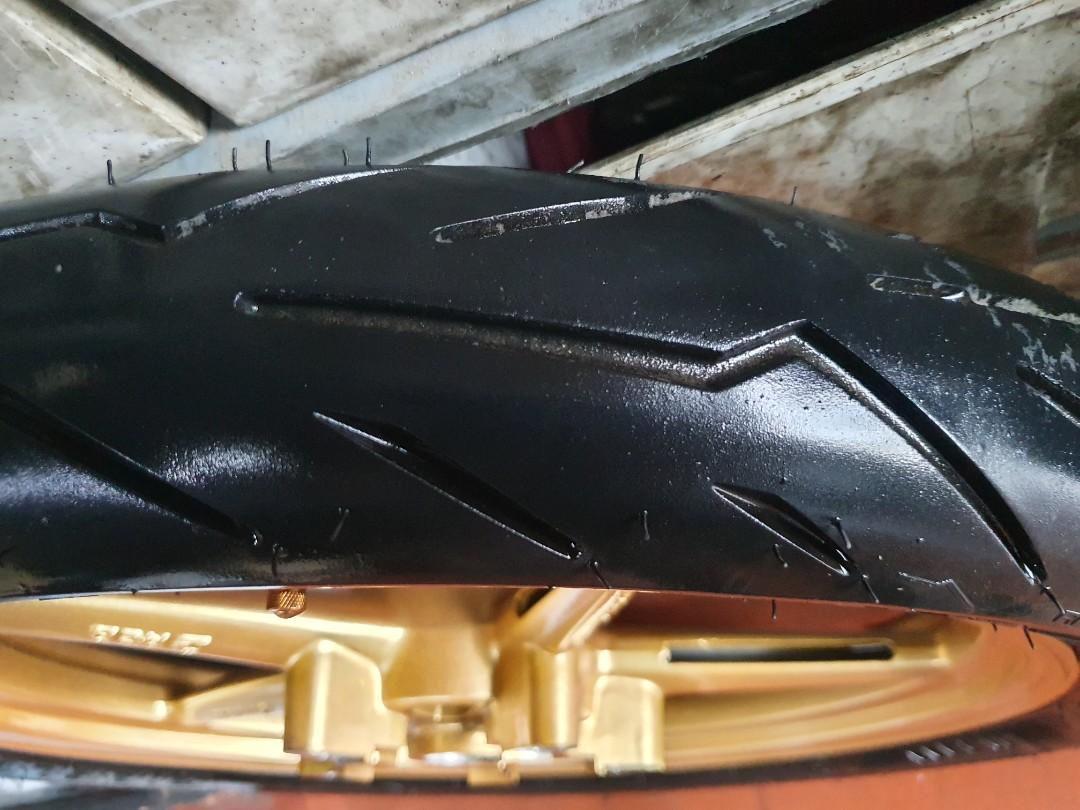 Sniper Y15 rcb rim set with tyres, Motorcycles, Motorcycle Accessories ...