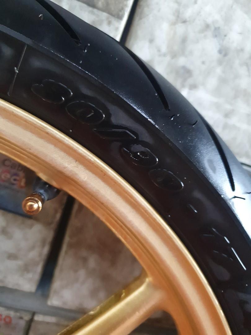 Sniper Y15 rcb rim set with tyres, Motorcycles, Motorcycle Accessories ...