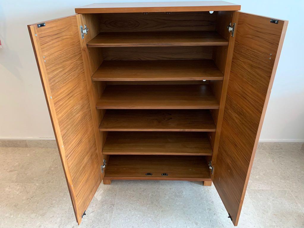 Solid Teak Shoe Rack, Furniture & Home Living, Furniture, Shelves ...