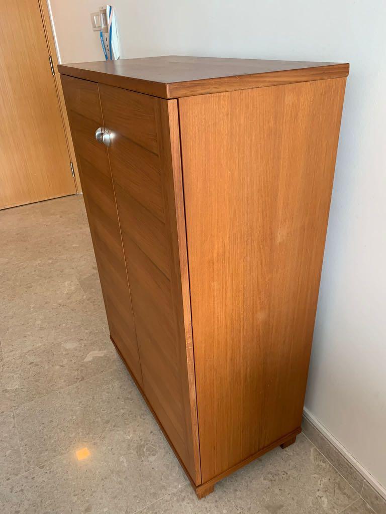 Solid Teak Shoe Rack, Furniture & Home Living, Furniture, Shelves ...