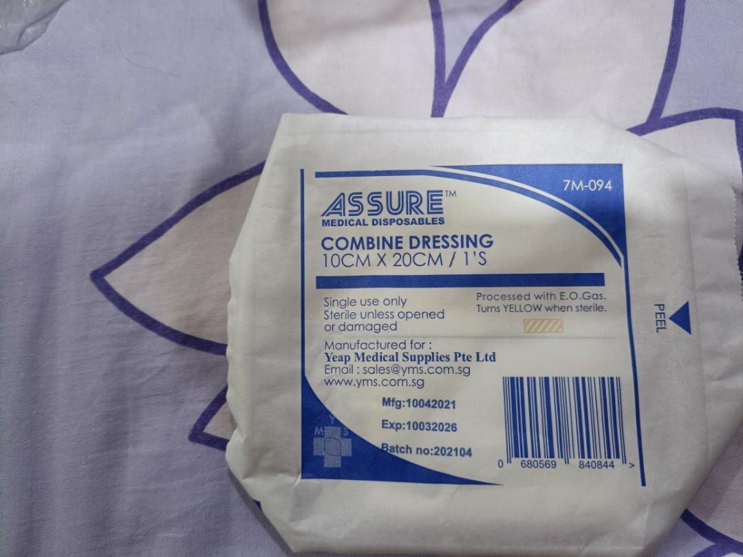 Sterile Combine Dressing, Health & Nutrition, Medical Supplies & Tools ...