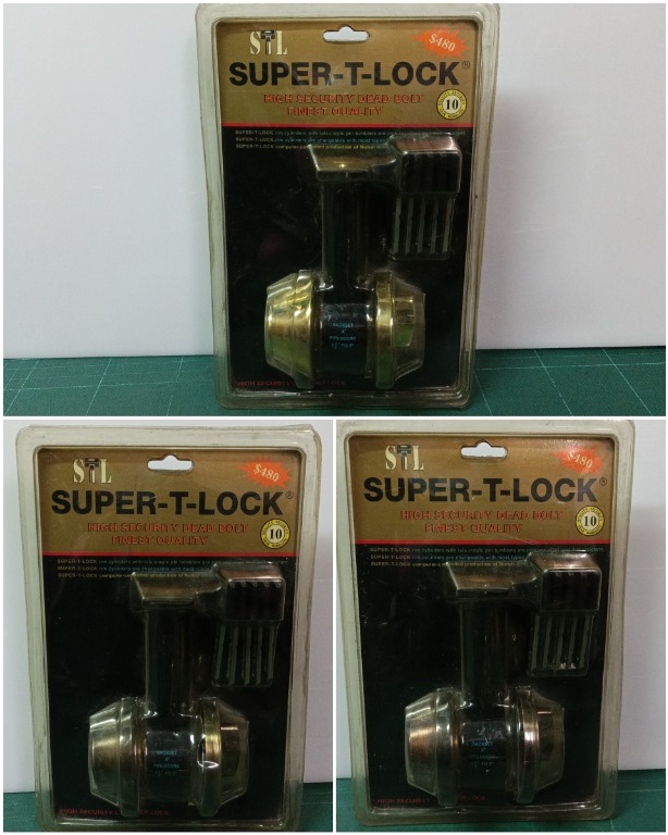STL SUPER-T-LOCK MODEL LB303-100, 傢俬＆家居, 保安及門鎖 , 門鎖、門、閘 - Carousell
