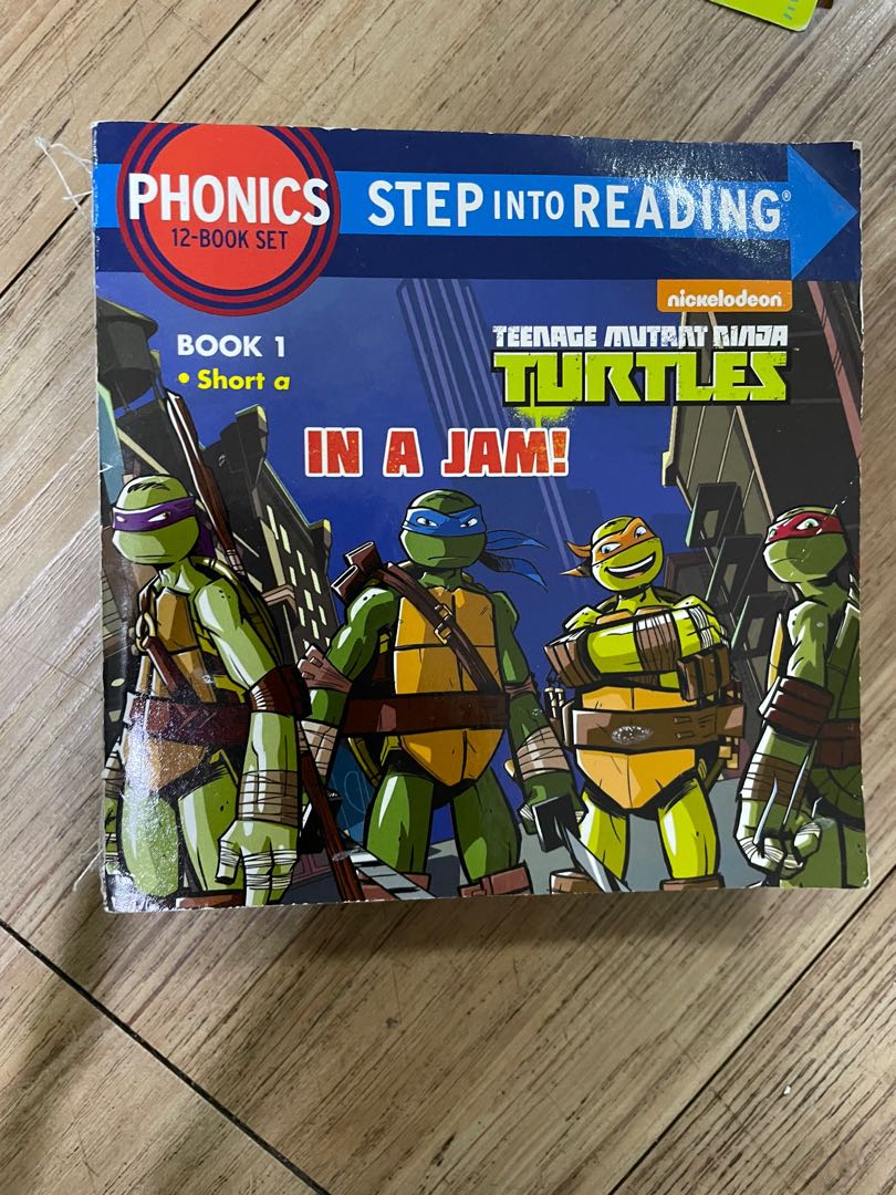 Teenage Mutant Ninja Turtles Phonics( Step into reading) 12 book set ...