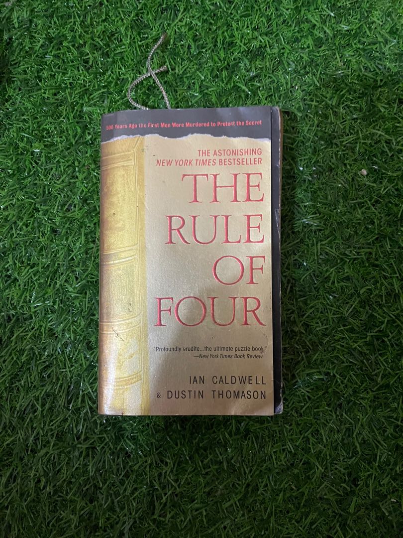 The rule of four, Hobbies & Toys, Books & Magazines, Fiction & Non ...