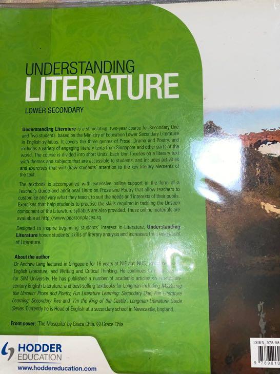 Understanding literature lower secondary textbook, Hobbies & Toys ...