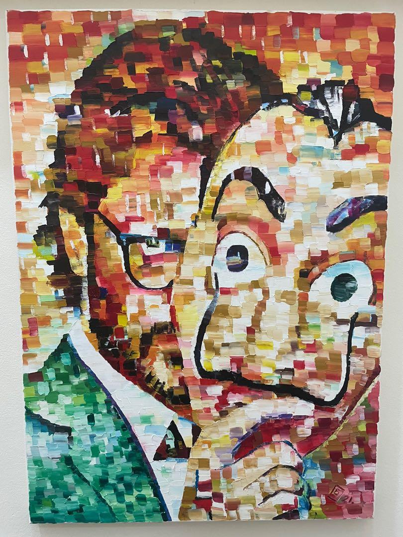 Unique Money Heist painting, Hobbies & Toys, Stationery & Craft, Art ...