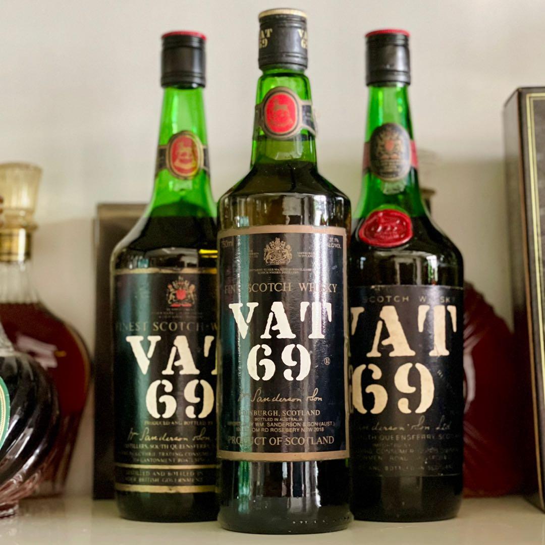 VAT69 Whisky Vintage Scotch whiskey 750ml, Food & Drinks, Beverages on Carousell