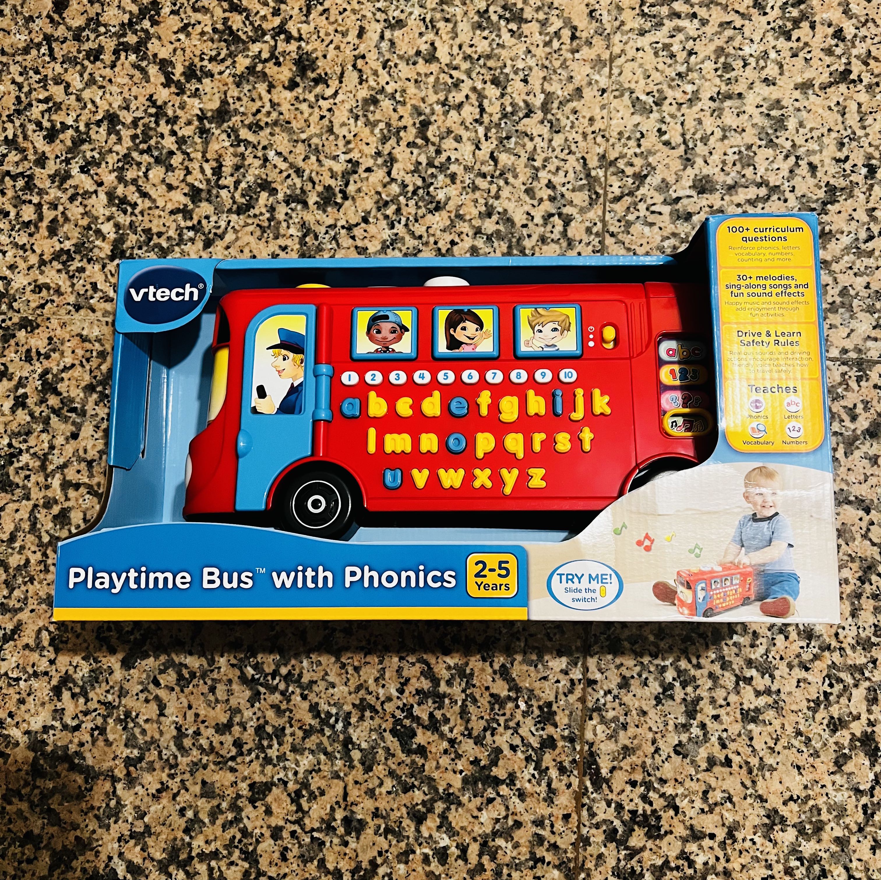 VTech Baby Playtime Bus with Phonics Leapfrog Fisher Price, Babies ...