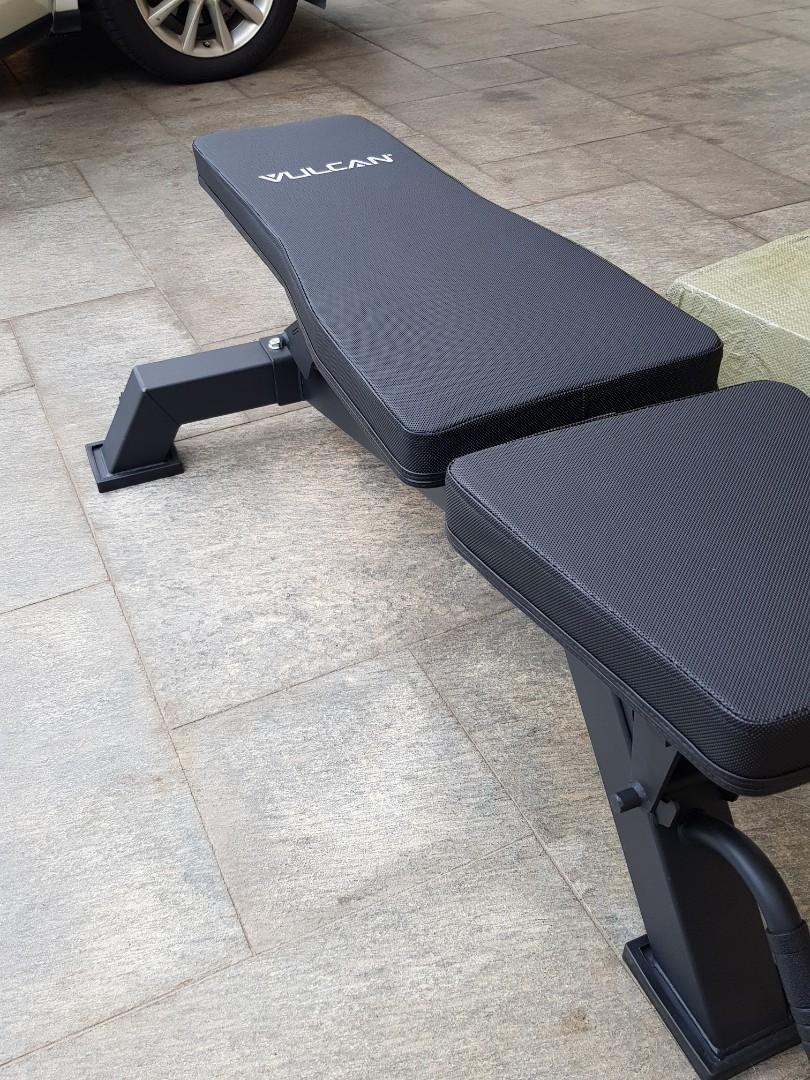 VULCAN Adjustable bench heavy duty 45kg READY STOCK, Sports Equipment ...