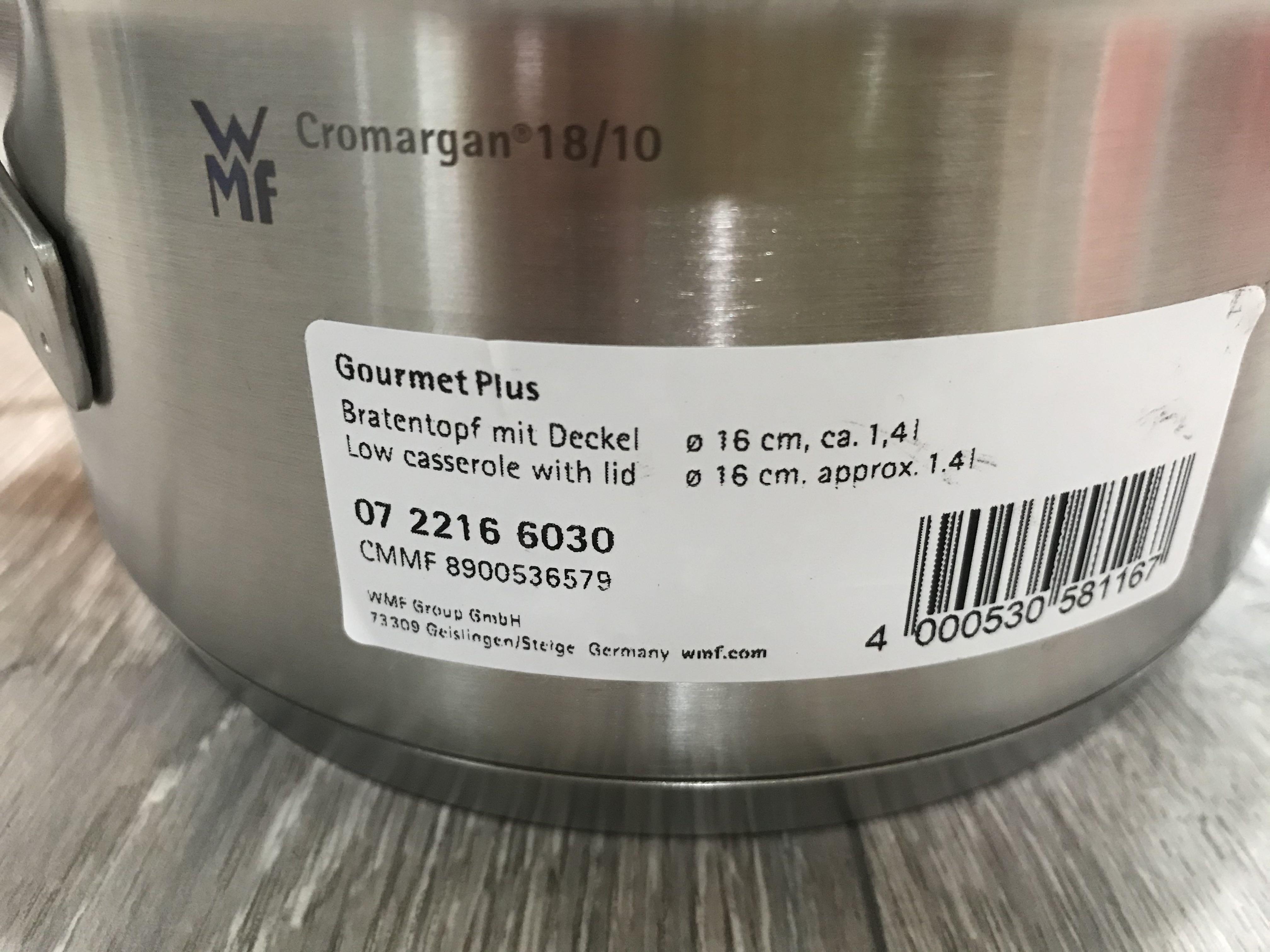 WMF Gourmet Plus Pot 1.4L (small), Furniture & Home Living, Kitchenware ...