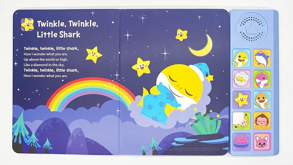[預訂2312] WowWee Pinkfong - Baby Shark Bedtime Songs Sound Book 碰碰狐：鯊魚寶寶 ...