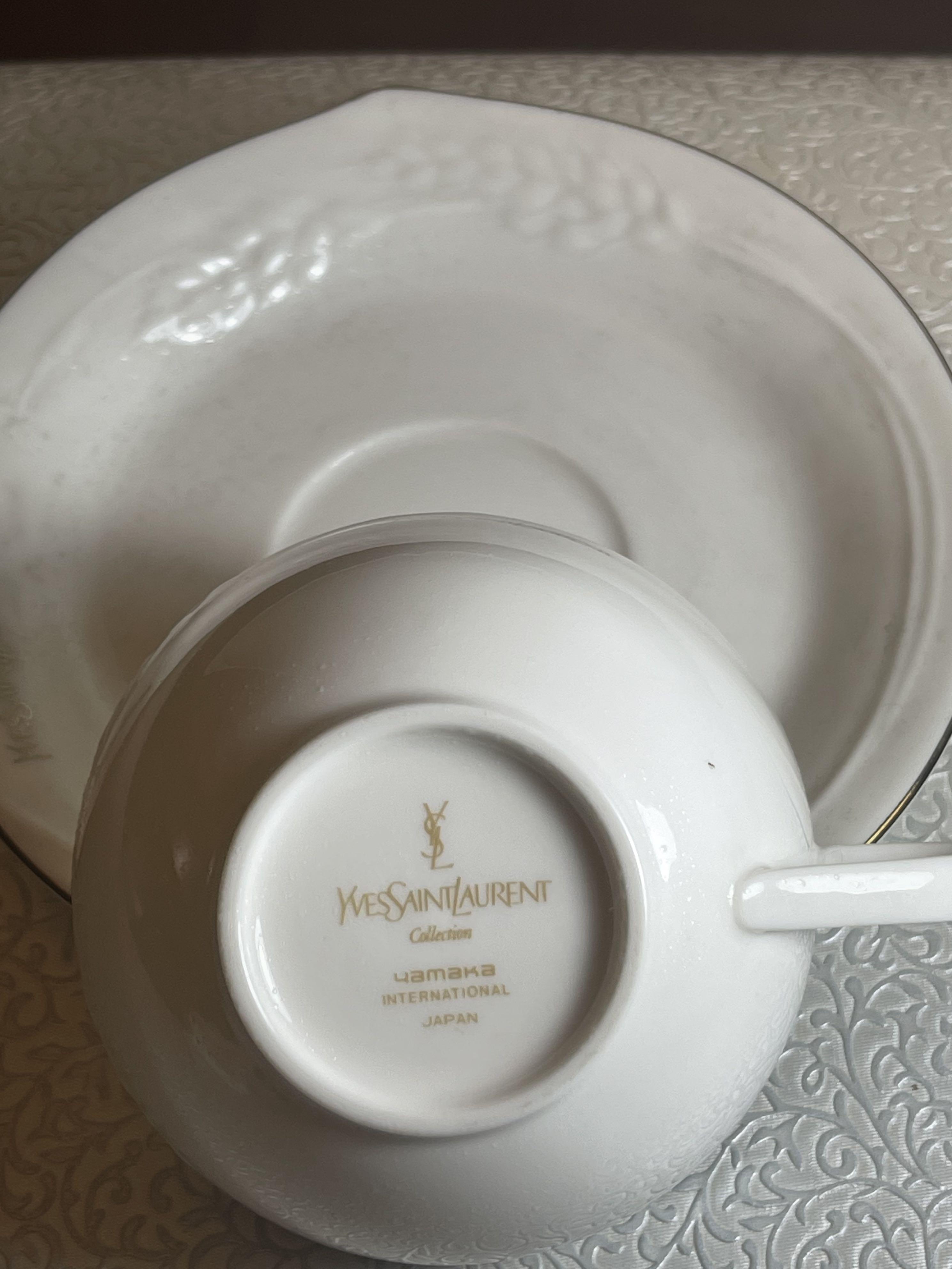 YSL Cup & Saucer Duo, Furniture & Home Living, Home Decor, Other Home ...