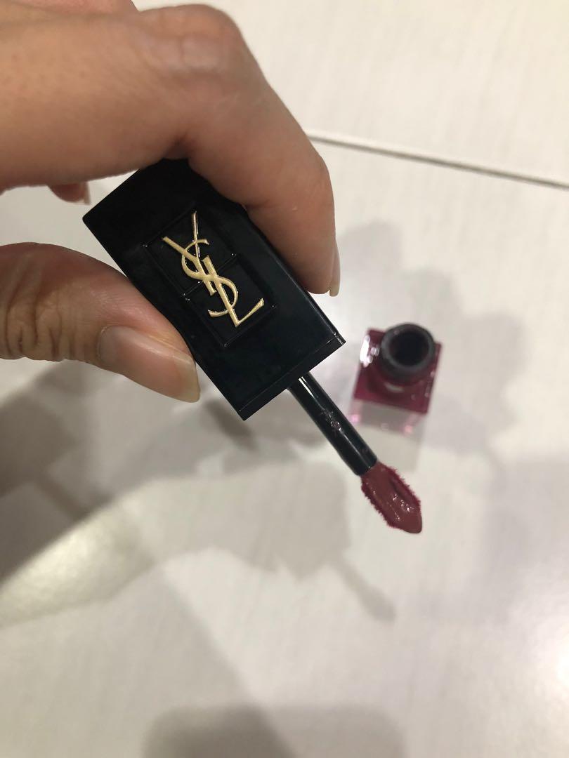 100% Genuine YSL 617 water stain lipstick, Beauty & Personal Care, Face ...
