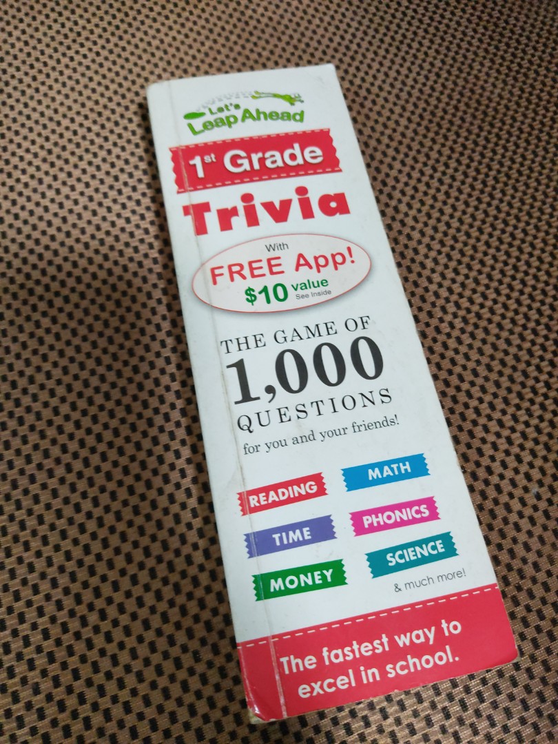 1st Grade Trivia 1000 Questions, Hobbies & Toys, Books & Magazines ...