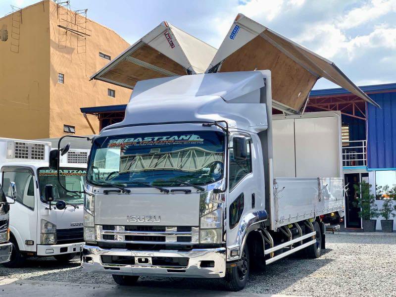 2020 Isuzu Forward Aluminum Wing Van 21ft. F-Series with Power Lifter ...
