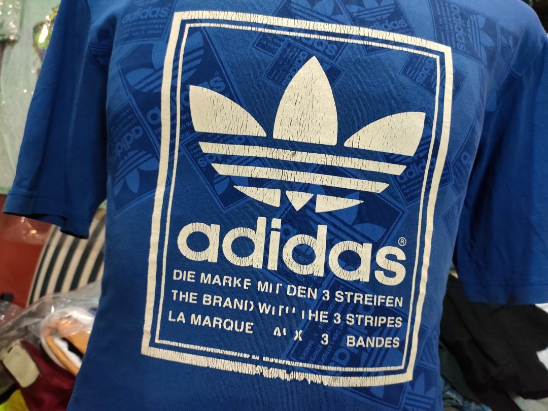 (20) ADIDAS BOX LOGO, Men's Fashion, Tops & Sets, Tshirts & Polo Shirts ...