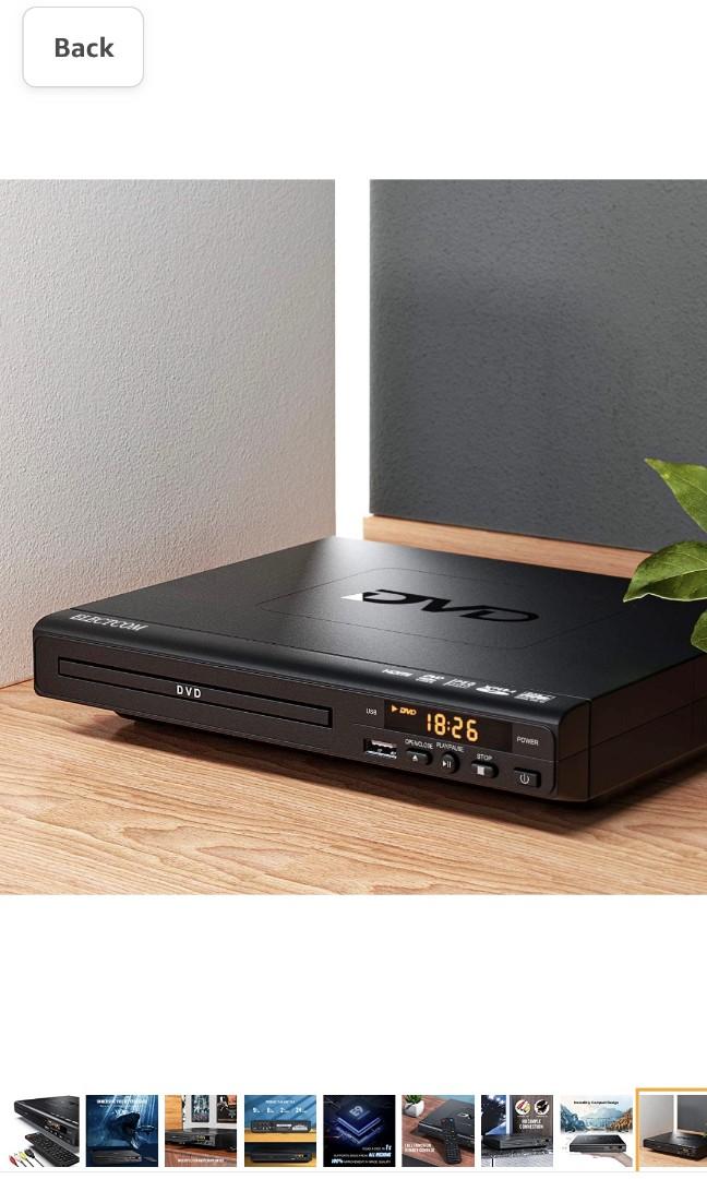 (2925)ELECTCOM DVD Player - DVD Player with HDMI Cable for TV, Multi ...