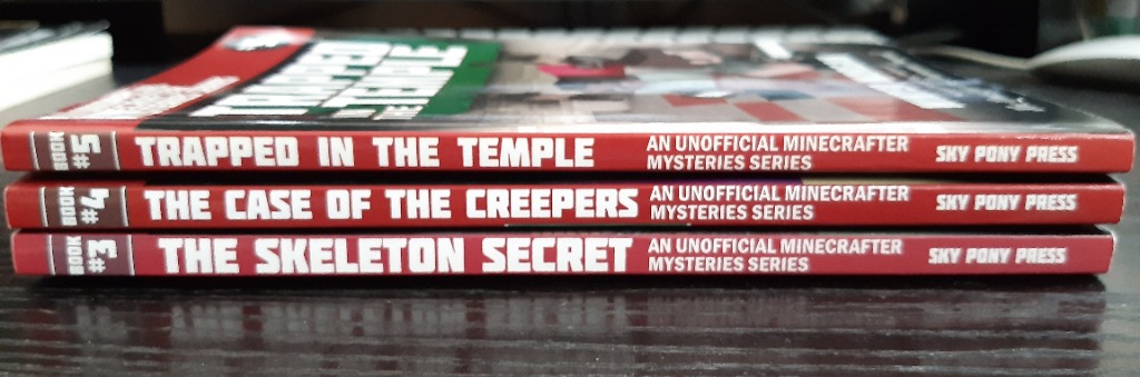 3x Minecraft Mysteries Series by Winter Morgan, Hobbies & Toys, Books ...