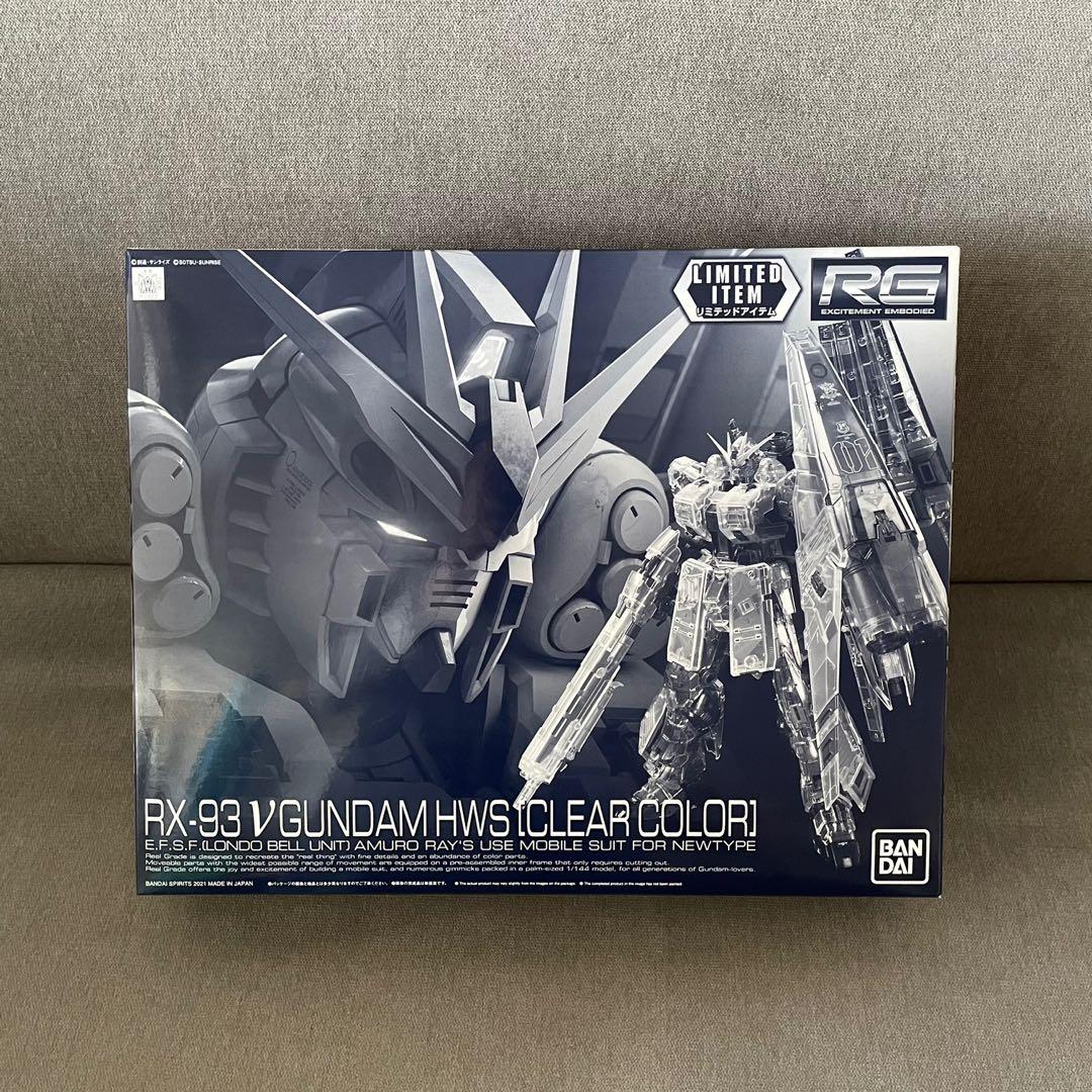 全新 RG 1/144 ν GUNDAM HWS NU GUNDAM HWS CLEAR COLOR 高達 高達模型 gundam ...