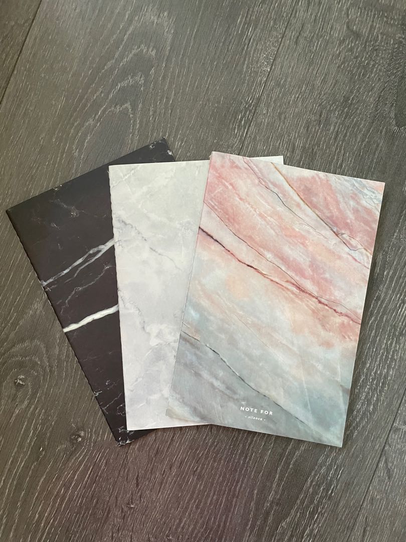 A5 Marble Notebooks, Hobbies & Toys, Stationery & Craft, Stationery ...