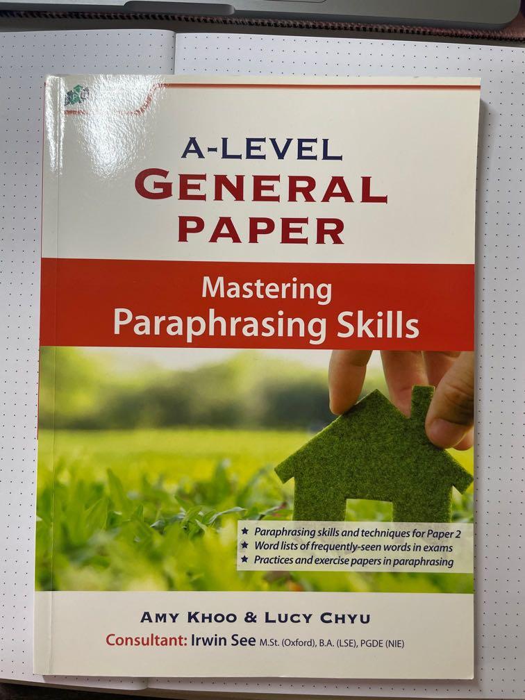 A Level GP Paraphrasing Book, Hobbies & Toys, Books & Magazines ...