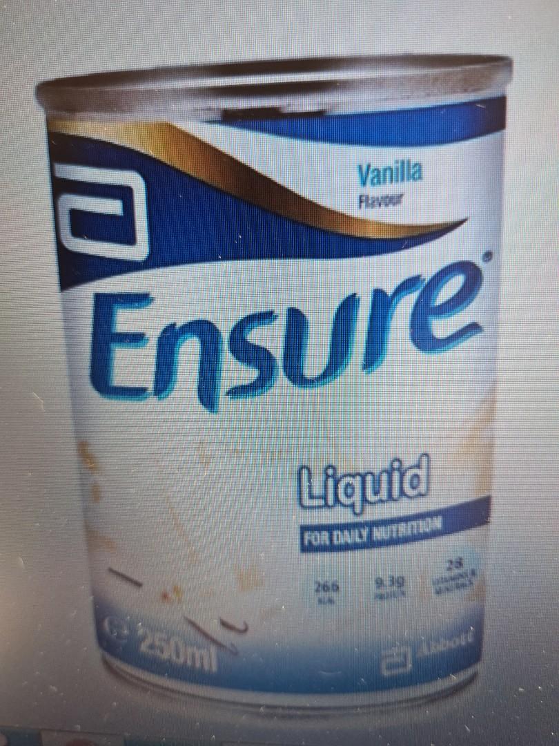 Abbott Ensure Liquid 250ml, Health & Nutrition, Health Supplements ...