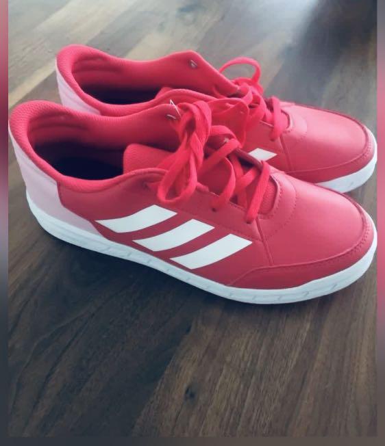Adidas Walkers in Classic Red, Women's Fashion, Footwear, Sneakers on ...