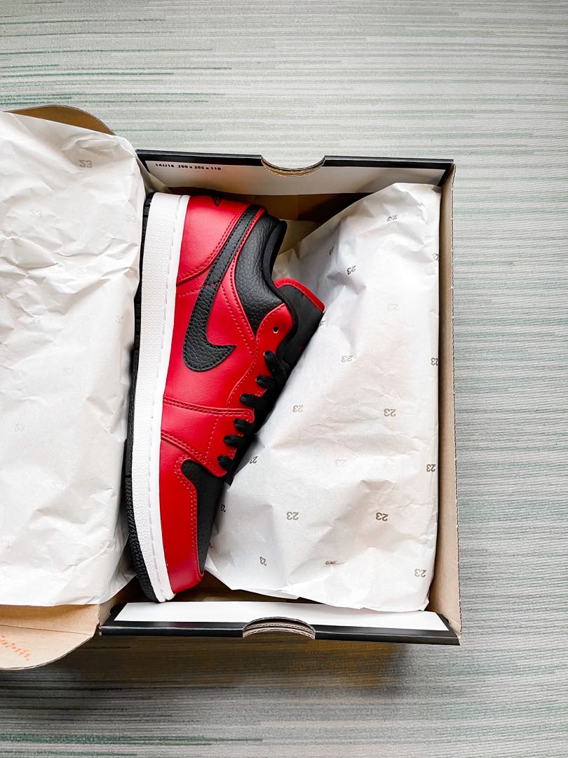 Air Jordan 1 Low Alternate Reverse Bread, Men's Fashion, Footwear ...