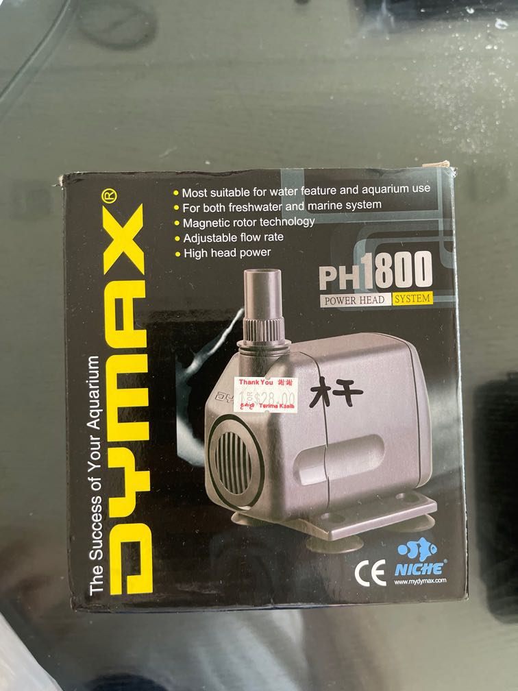 Aquarium Dymax PH1800 pump For Sale, Pet Supplies, Homes & Other Pet ...