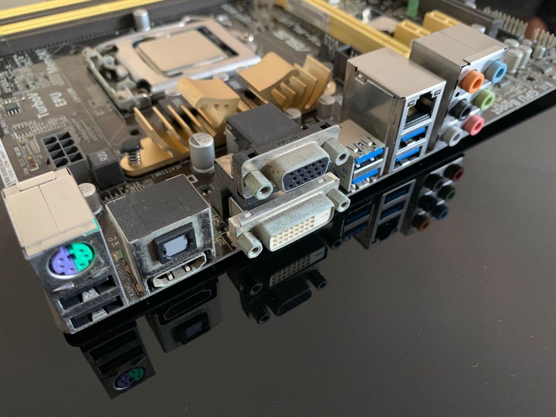 ASUS Z87M-PLUS Motherboard + Intel i5 chip, Computers & Tech, Parts ...