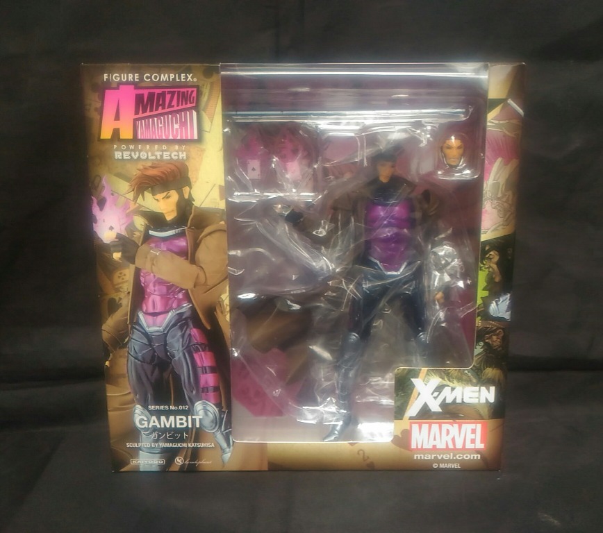 Authentic Kaiyodo Revoltech Amazing Yamaguchi Gambit Marvel Legends X ...