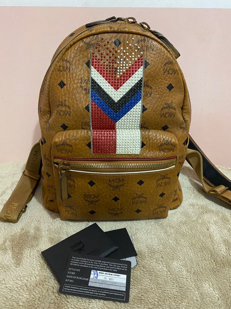 Authentic mcm backpack limited edition, Luxury, Bags & Wallets on Carousell