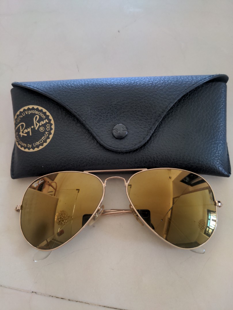 Authentic ray ban (cracked lens), Men's Fashion, Watches & Accessories ...