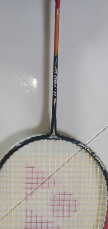 Badminton racket Yonex Carbonex 8 and Yonex B-760, Sports Equipment, Sports & Games, Racket ...