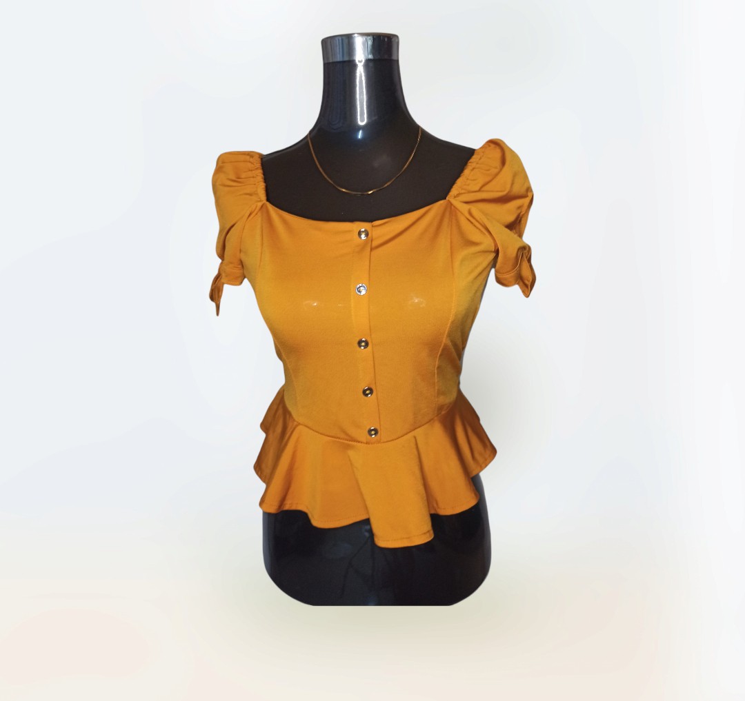 Belle bottom top, Women's Fashion, Tops, Blouses on Carousell