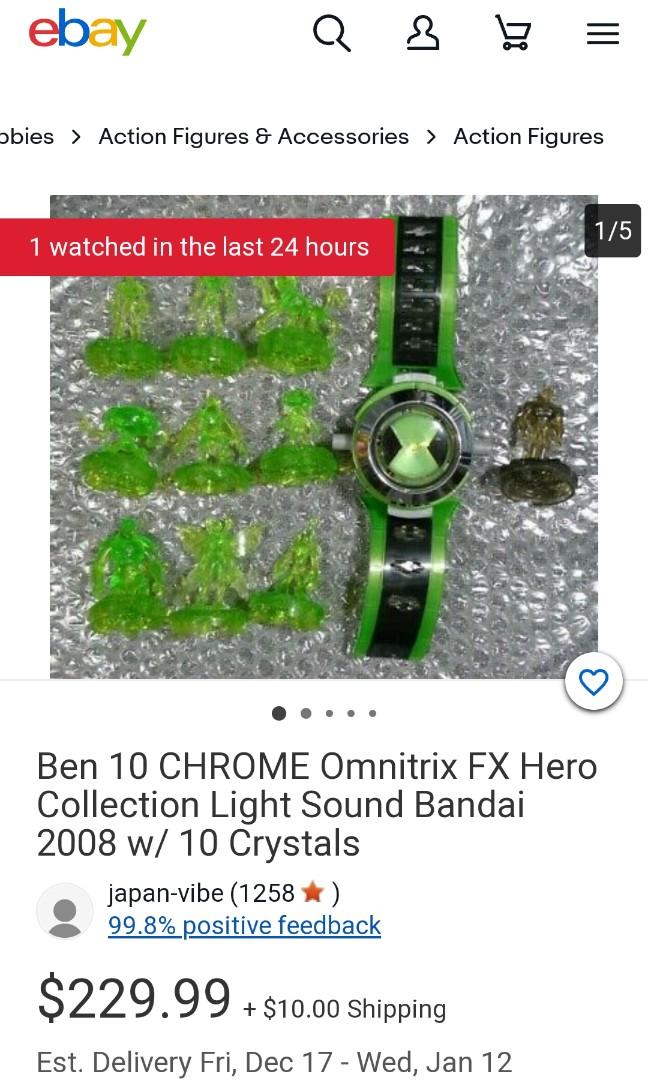 Ben 10 omnitrix bandai fx chrome hero collection, Hobbies & Toys, Toys ...