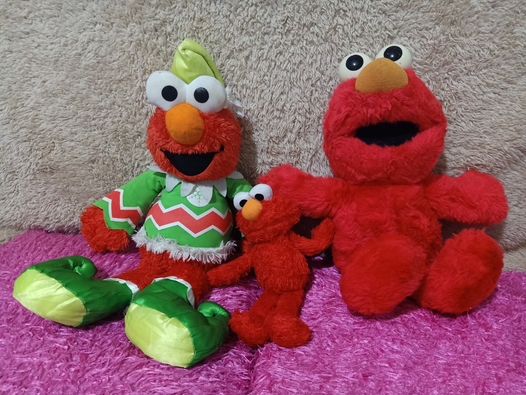 BUNDLE SALE!!! BATTERY-OPERATED BIG SIZES ELMO FROM SESAME STREET (3 ...