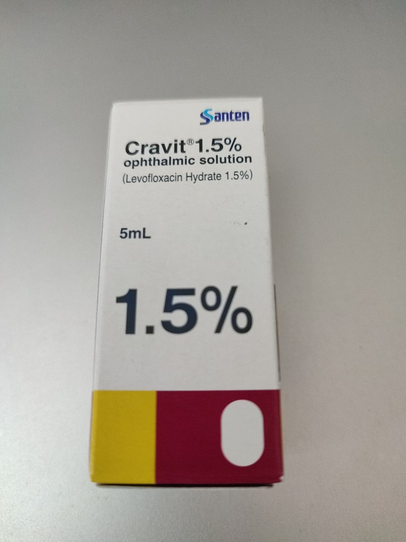 Cravit 1.5%, Health & Nutrition, Medical Supplies & Tools on Carousell