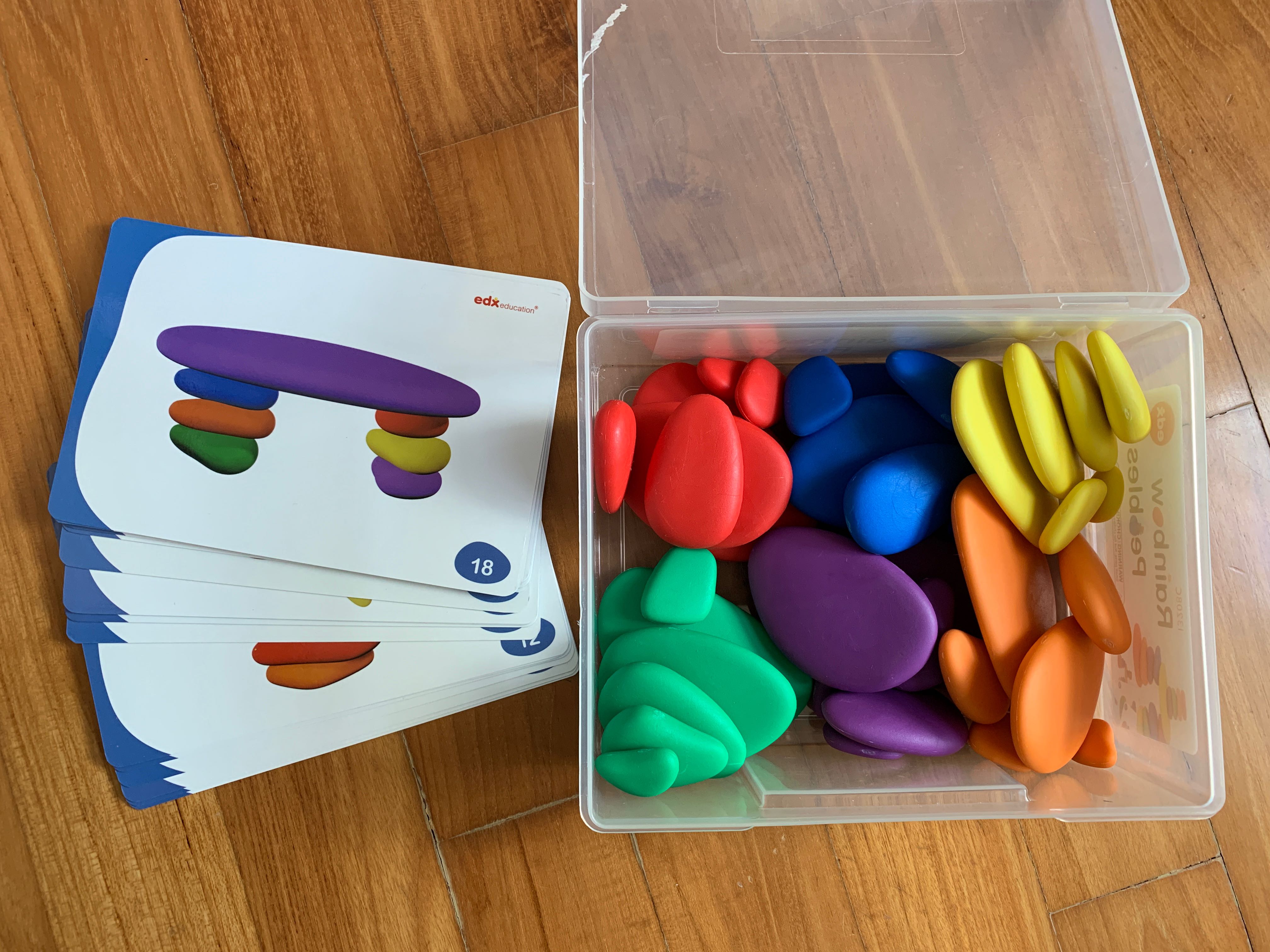 edx Rainbow Pebbles box, Hobbies & Toys, Toys & Games on Carousell